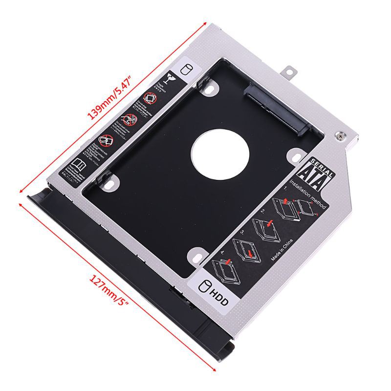 With Bezel Faceplate Front Panel SATA 2nd Second Hard Drive