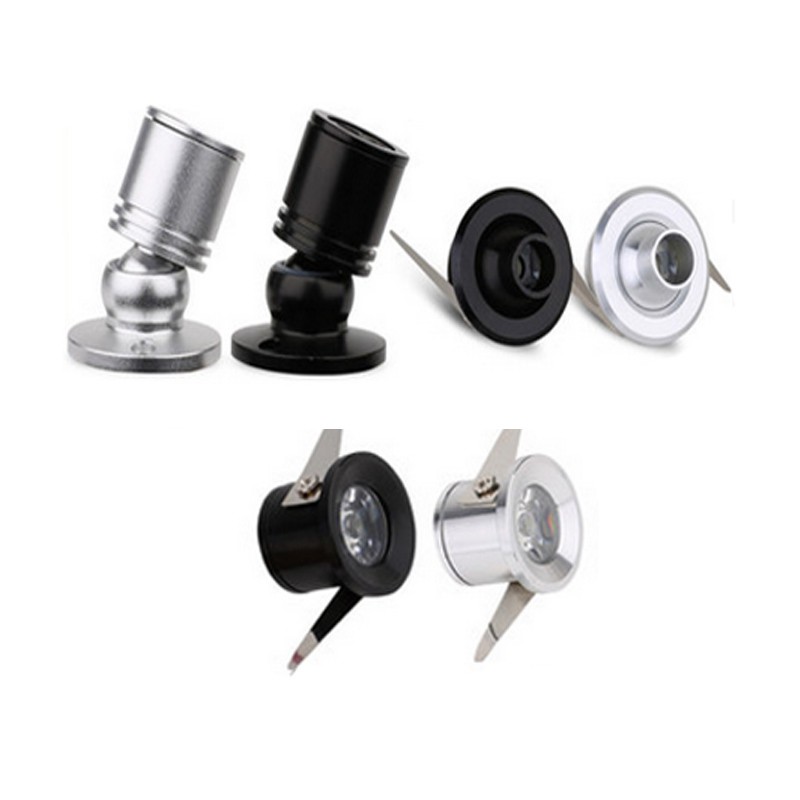 1W Mini Spotlight LED Ceiling Lamp Recessed Downlight Cabinet Light ...