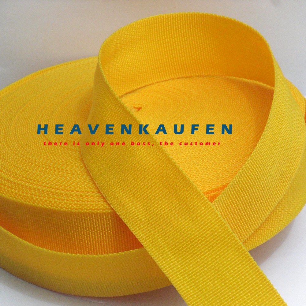 Yellow Webbing Width 3,8 cm Per Meter | Shopee Malaysia