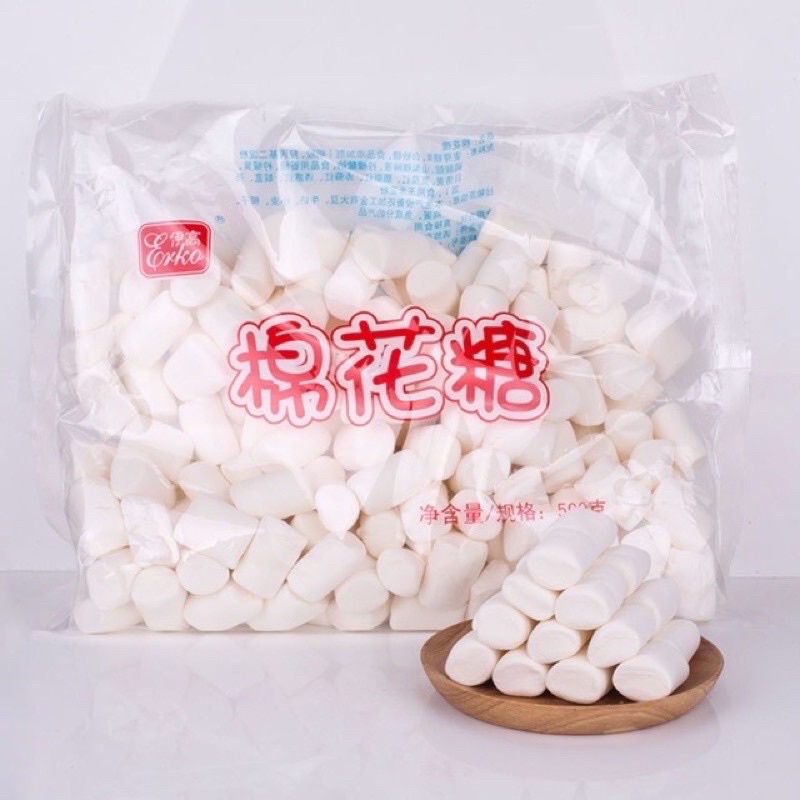 White wick candy, white nougat Marshmallow candy 500g | Shopee Malaysia
