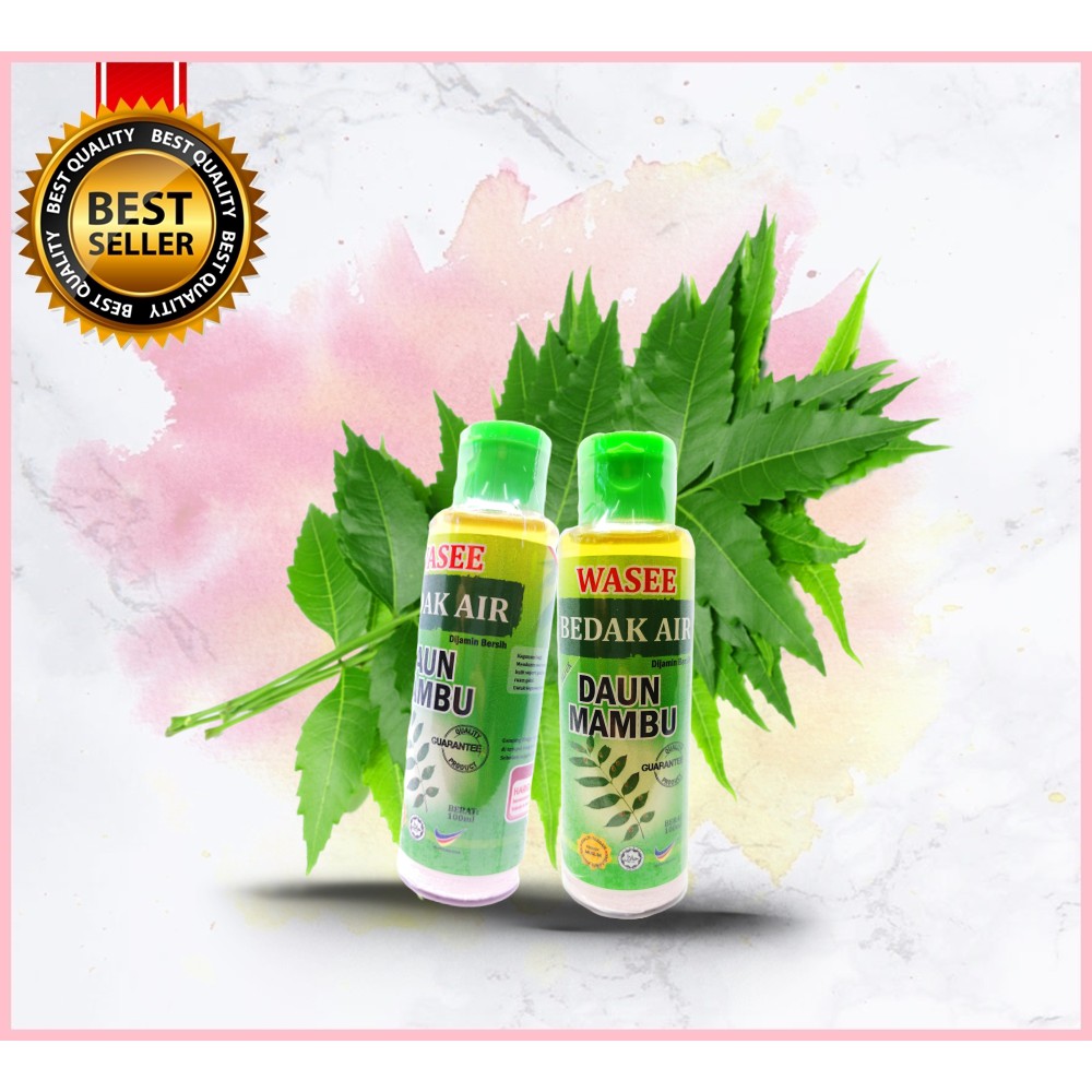 ORIGINAL WASEE Bedak Air Daun Mambu | Shopee Malaysia
