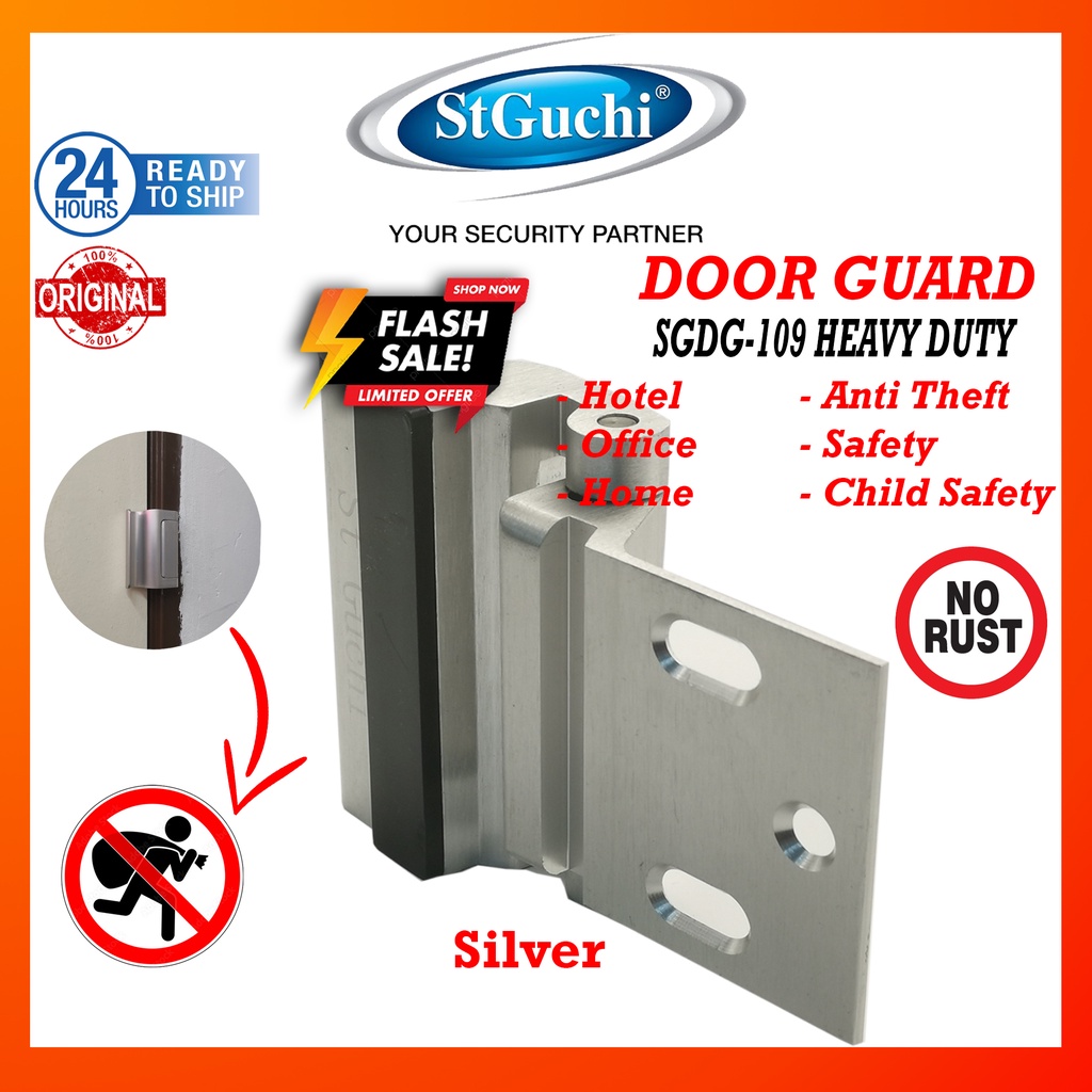 ST GUCHI DOOR GUARD LOCK SGDG-109 SECURITY ANTI THEFT REINFORCED FOR ...