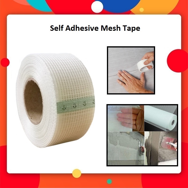 2"/4" x 50/65 Meter Fiber Glass Mesh Tape drywall joint tape ...