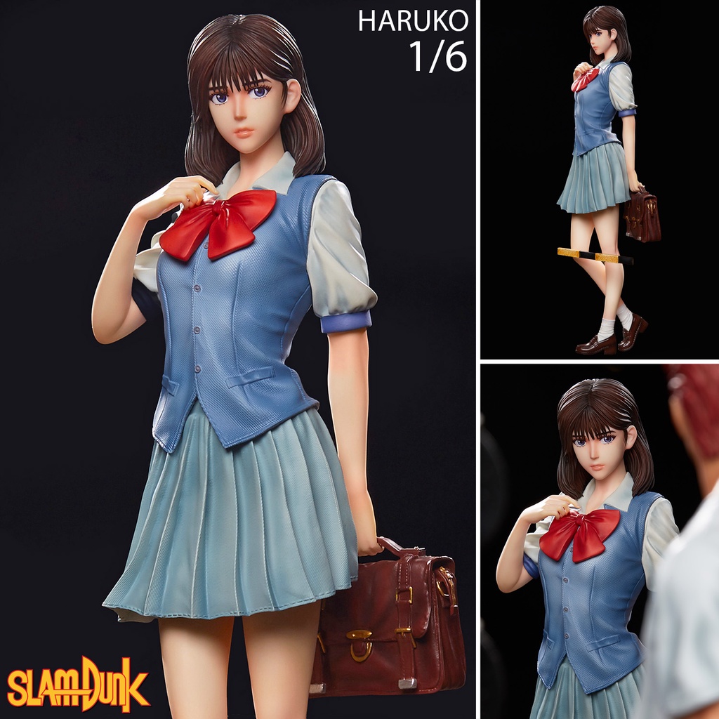 MH x Infinite Studio SlamDunk Akagi Haruko Aji Haruka Resin Statue ...
