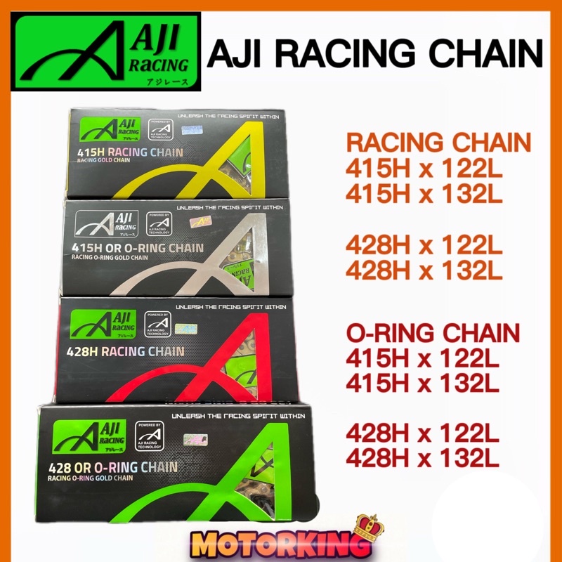 AJI RACING CHAIN ORING CHAIN YAMAHA HONDA Y15 Y16 RS150 | Shopee Malaysia