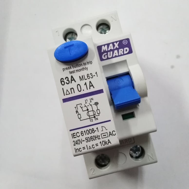ORIGINAL MAXGUARD ELCB 40A/63A (RCCB) / Miniature Circuit Breaker 1/3 ...