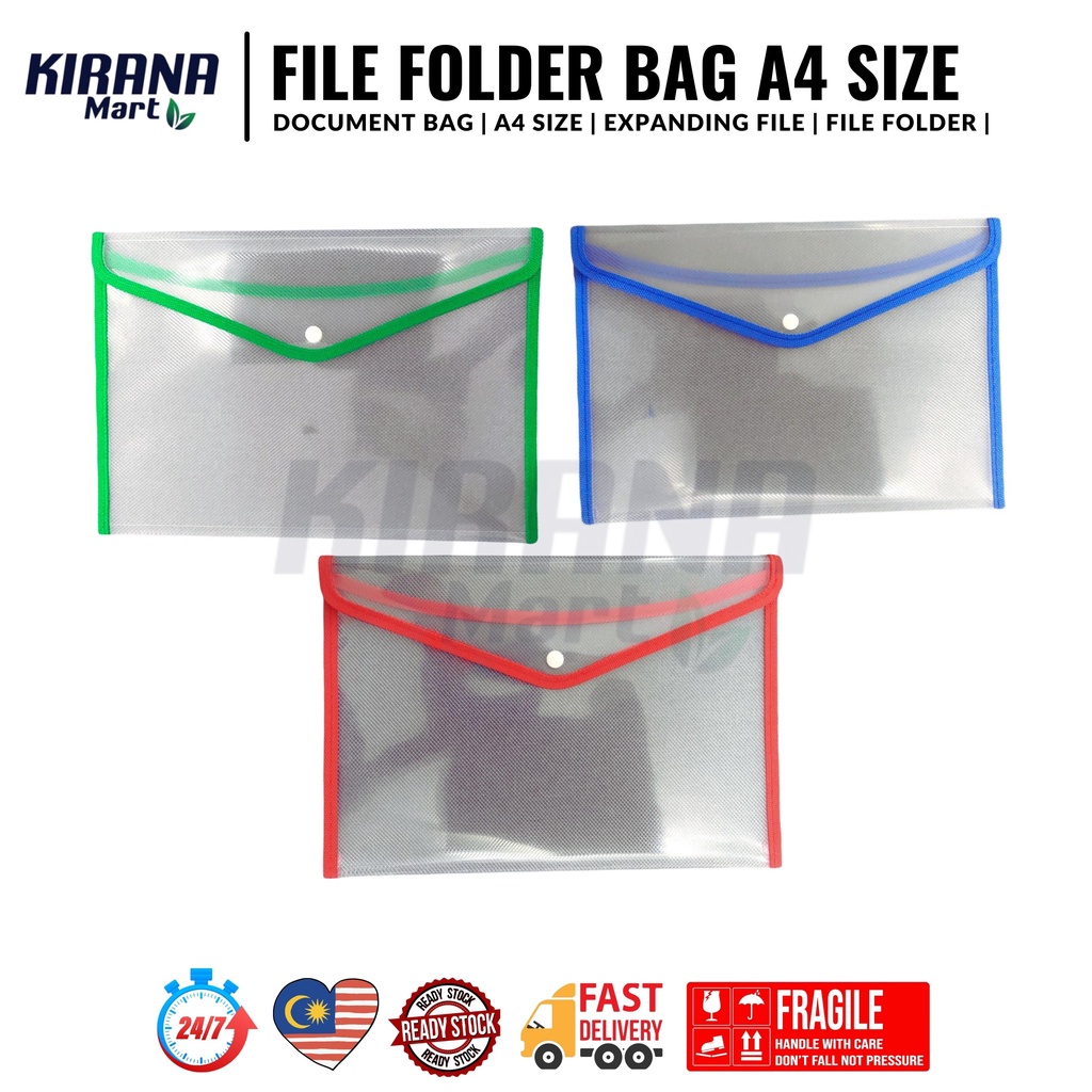 🔥Ready Stock - File Folder Bag A4 Size / Document Bag | A4 Size ...