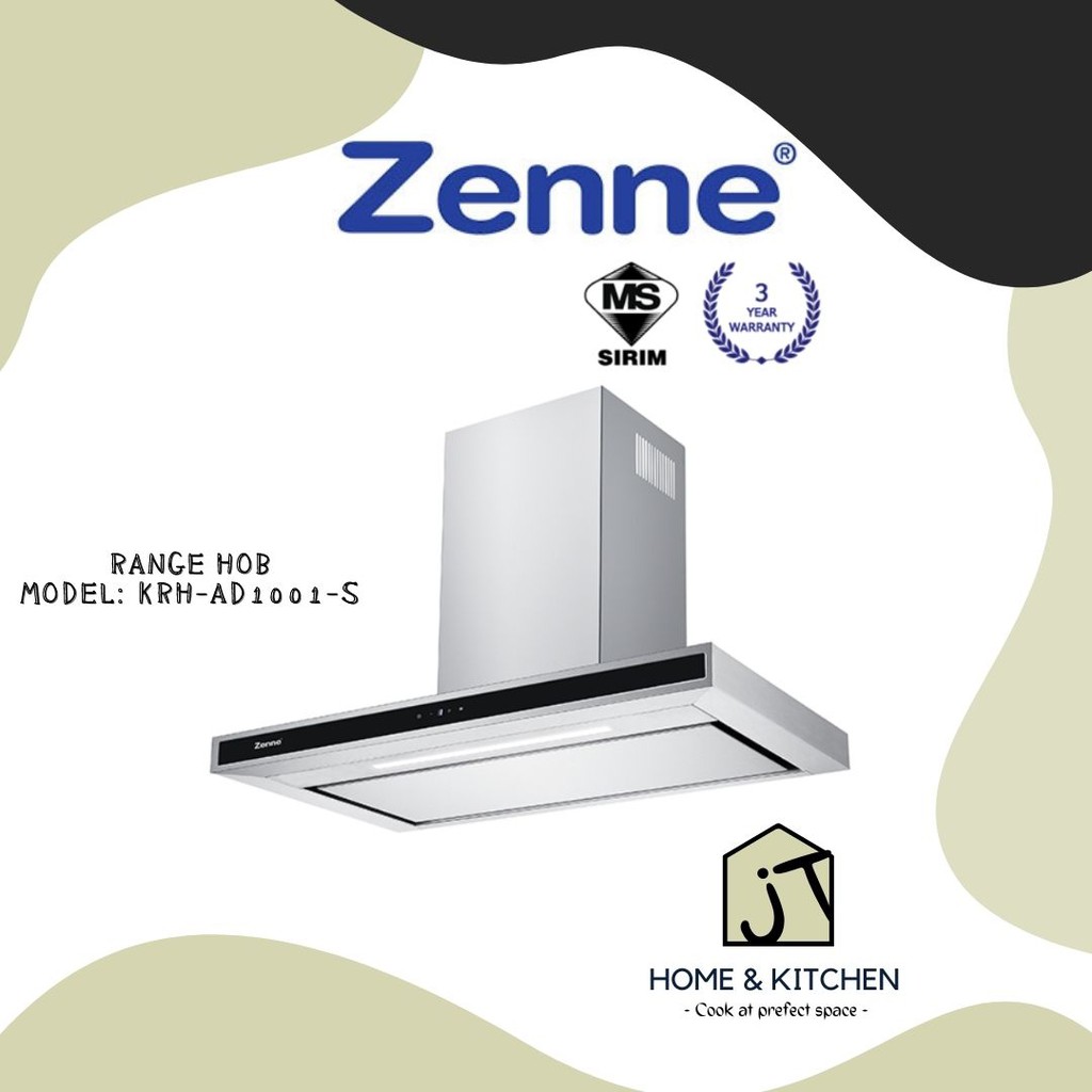 READY STOCK!!! ZENNE DIGITAL RANGE HOOB / COOKER HOOB KRH-AD1001-S (3 ...