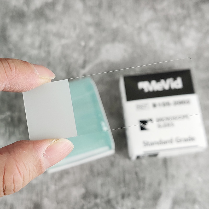 Sinfrost Microscope Slide, one end frosted, standard, ground, 45° Edge ...