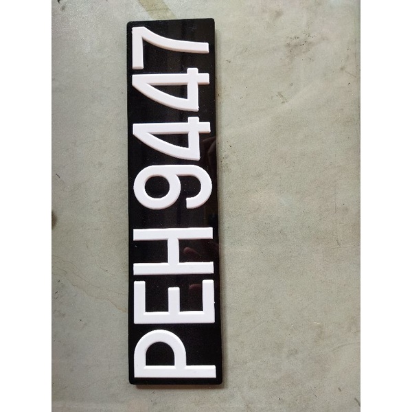 NOMBOR PLATE KERETA STANDART | Shopee Malaysia