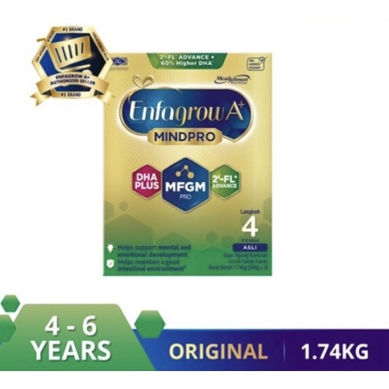 Enfagrow A+ Step 4 Asli 1.74kg Exp:02/2023 | Shopee Malaysia