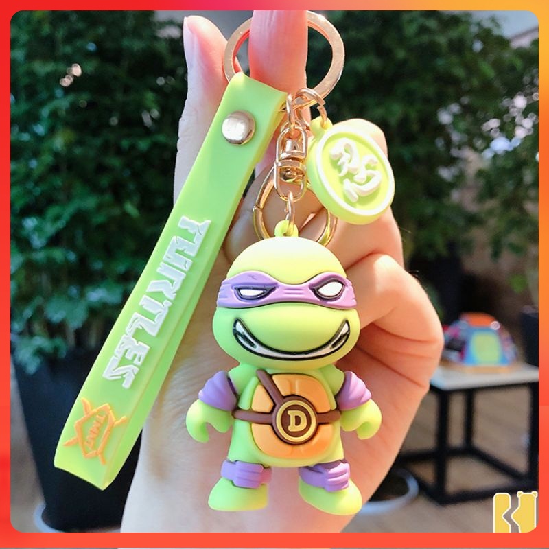 NINJA TURTLES KEYCHAIN TEENAGE MUTANT NINJA TURTLE CARTOON CUTE ...