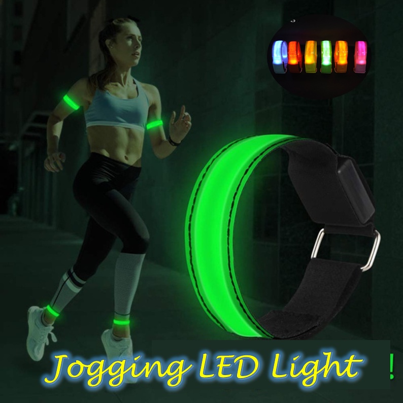 HAPPYPAL Running Light Armband With LED Night Jogging Cycling Safety ...
