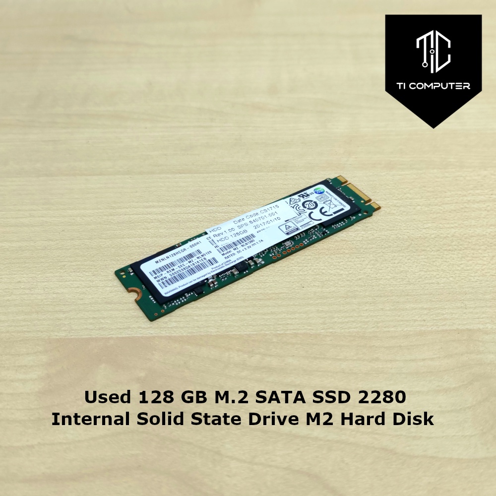 Used 128GB M.2 SATA SSD 2280 Internal Solid State Drive M2 Hard Disk ...