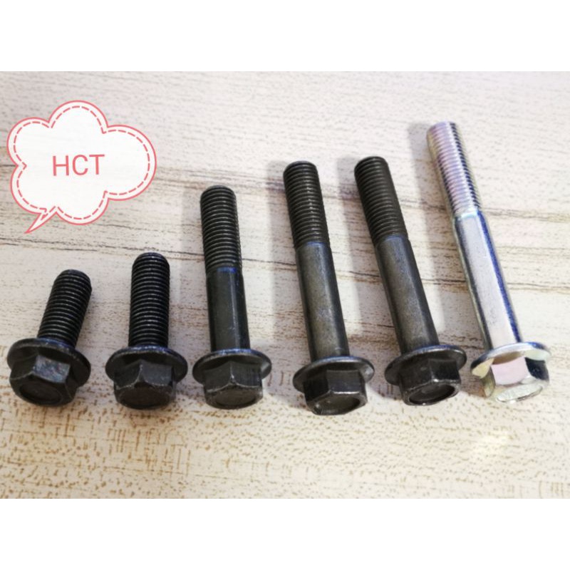 (M10 Spanar 14 )Hex Flange Screw Cap Washer | Shopee Malaysia