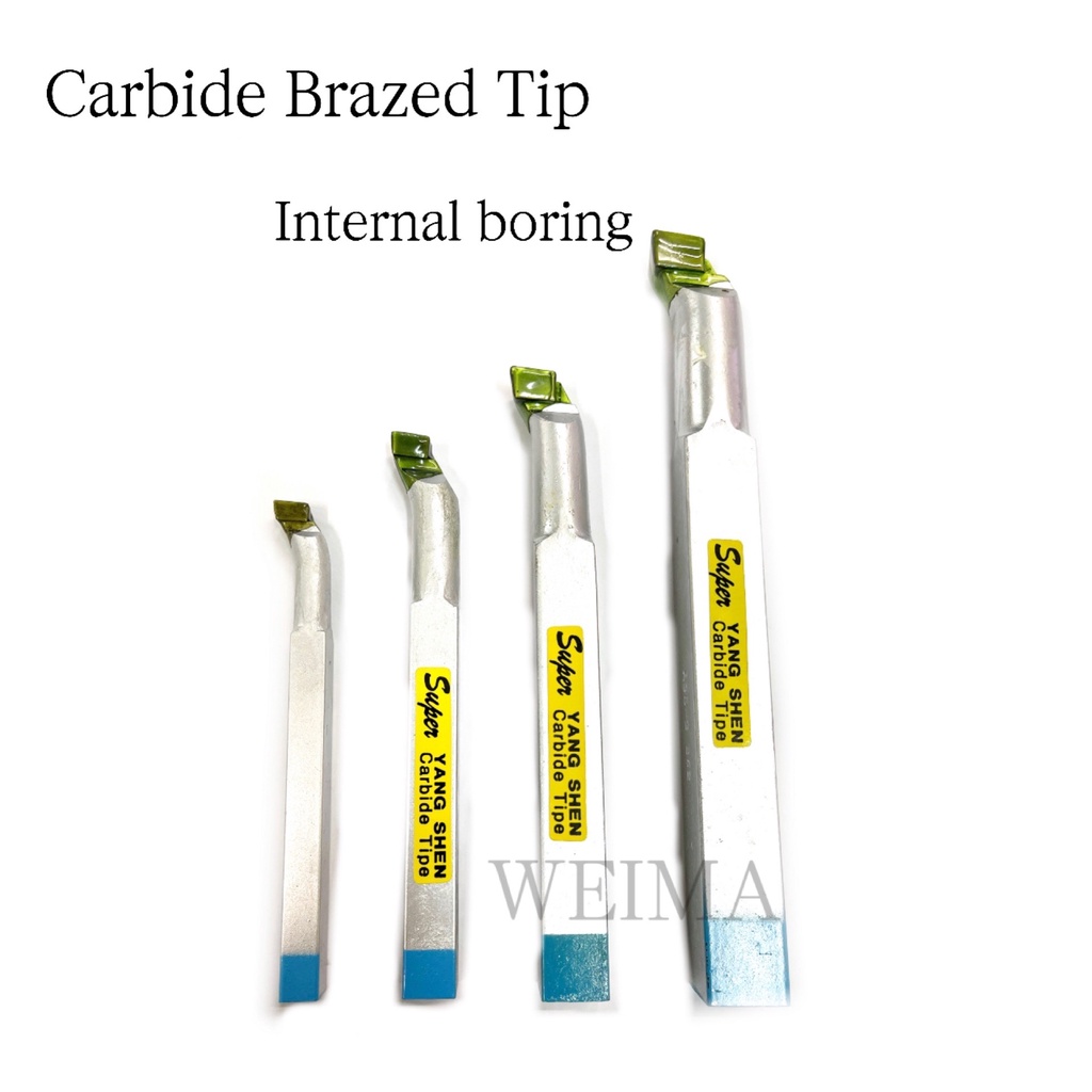 TAIWAN CARBIDE BRAZED TIP / CARBIDE TIPPED LATHE CUTTER TOOL FOR INTERNAL BORING | Shopee Malaysia