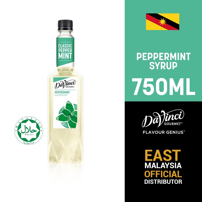 DaVinci Gourmet Peppermint Syrup (750ml) | Sarawak | Sabah | Brunei ...