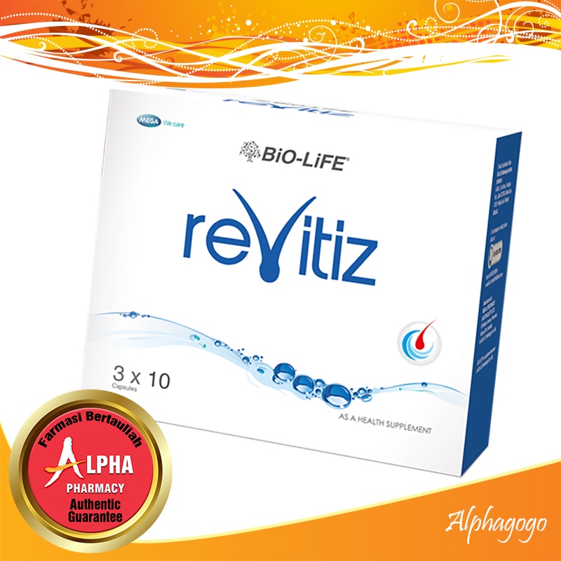 Bio-life Revitiz for hair loss/ rambut gugur / 强化和促进健康头发 (30 capsules ...