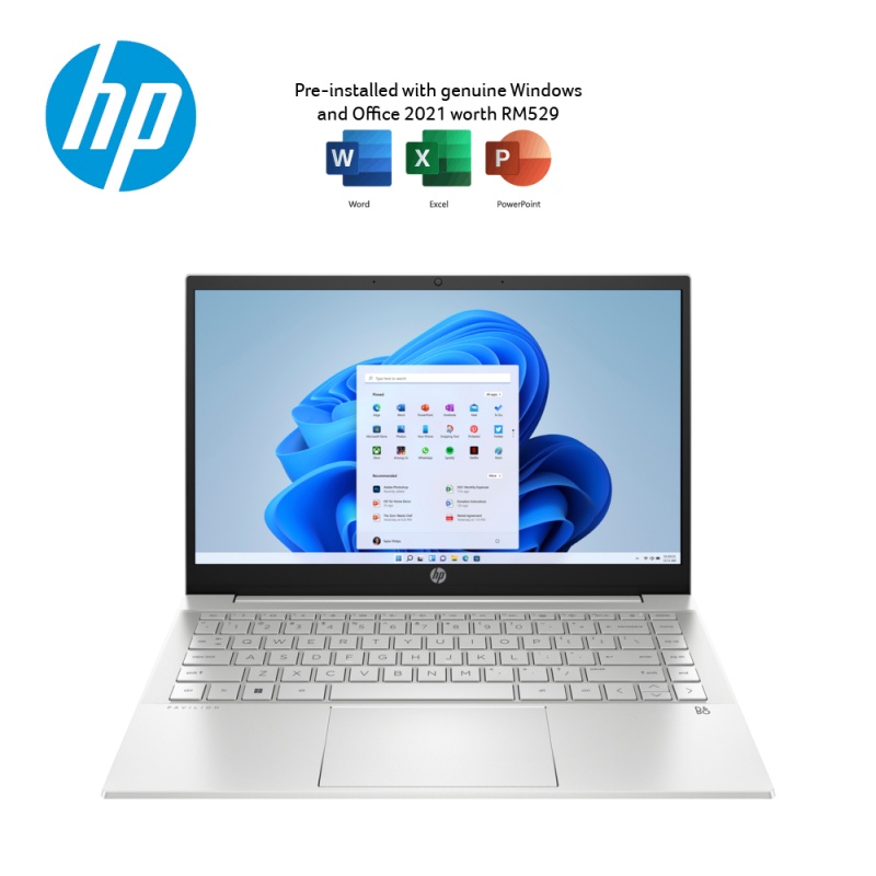 HP Pavilion 14-Dv2028TU 14" FHD Laptop Natural Silver ( I7-1255U, 8GB ...