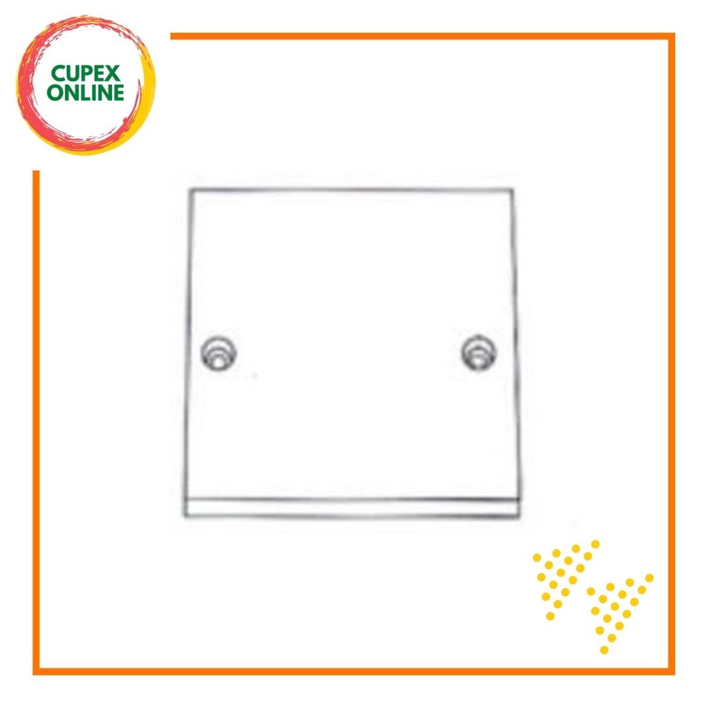 PVCLINK PBP-1 Blank Plate 3"X3" (cupex) | Shopee Malaysia