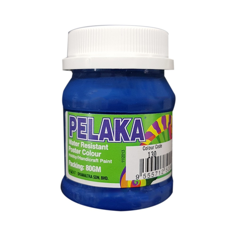 Pelaka Mural Poster Colour Dark Blue (No.130) - 80g | Shopee Malaysia