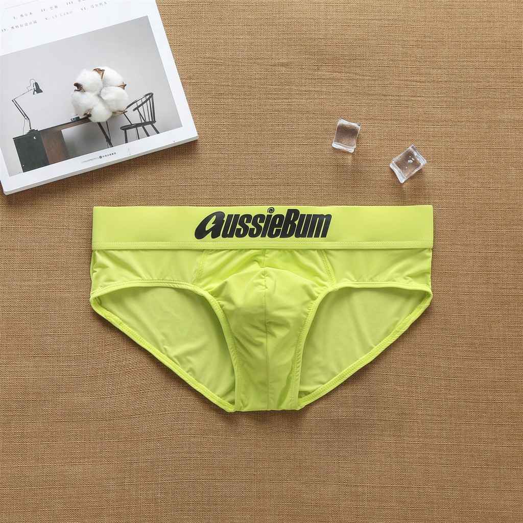 Men's briefs milk silk stretch pouch close-fitting comfort aussiebum ...