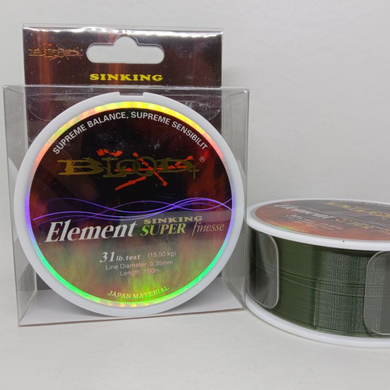 Blood Element 150m Super Sinking Fishing Line | Shopee Malaysia