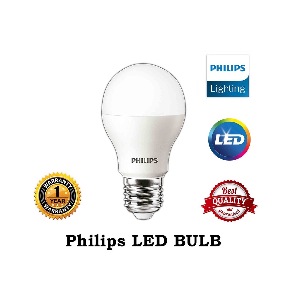 Philips A60 Essential LED Bulb 6W/7W/9W/11W/13W E27 Lampu LED Mentol | Shopee Malaysia