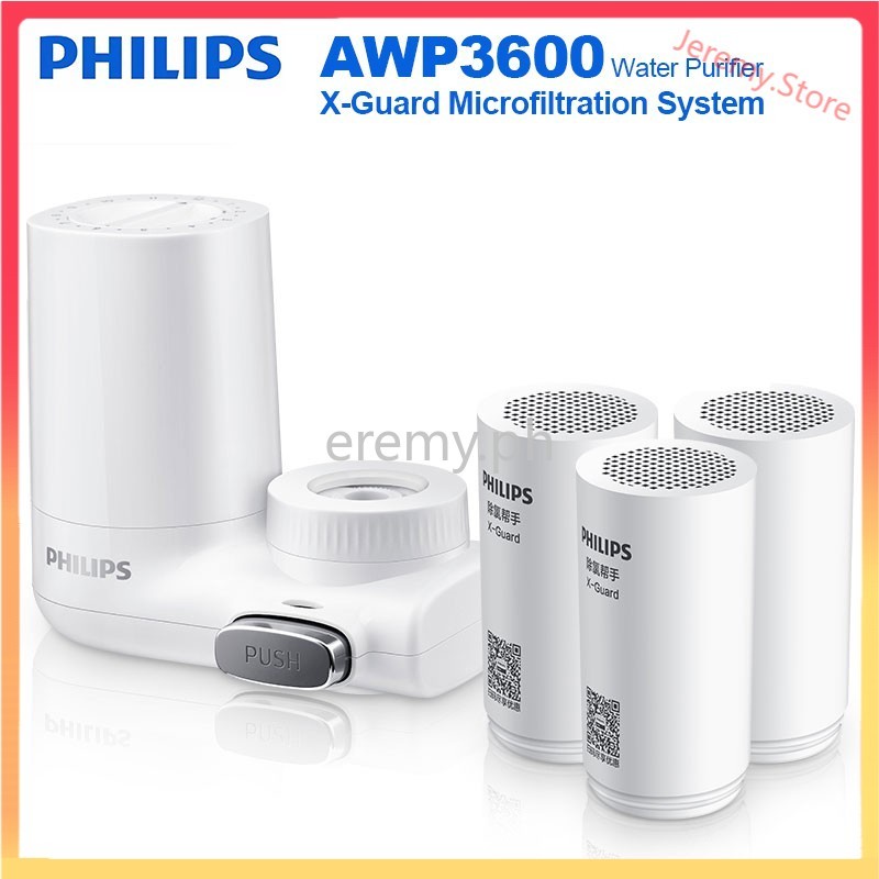 Philips AWP3600 Water Purifier X-Guard Microfiltration System Granular ...
