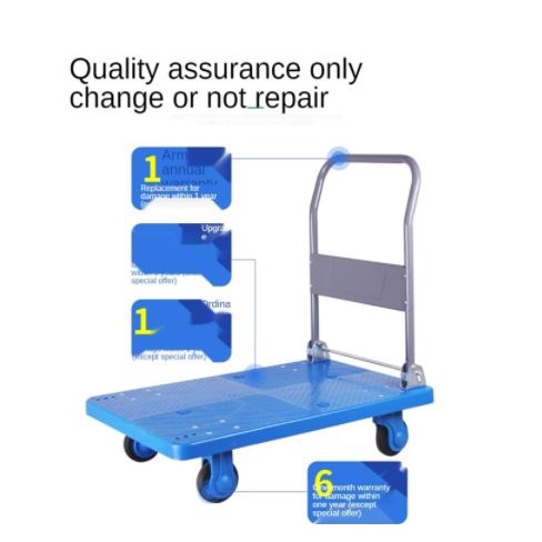 Commercial Heavy Duty Foldable Hand Truck Trolley Troli Plastic Trolley ...