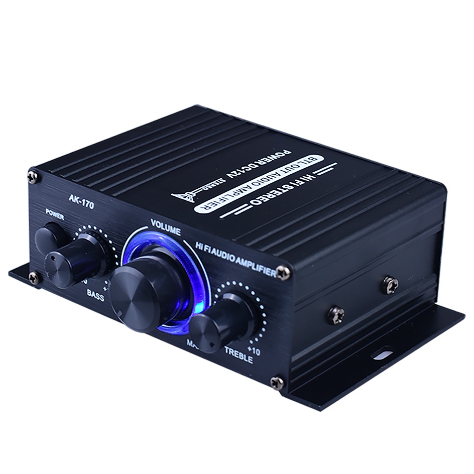【Selangor stock】HiFi Audio Amplifier 200W+200W 2-CH Power Amp with RCA ...