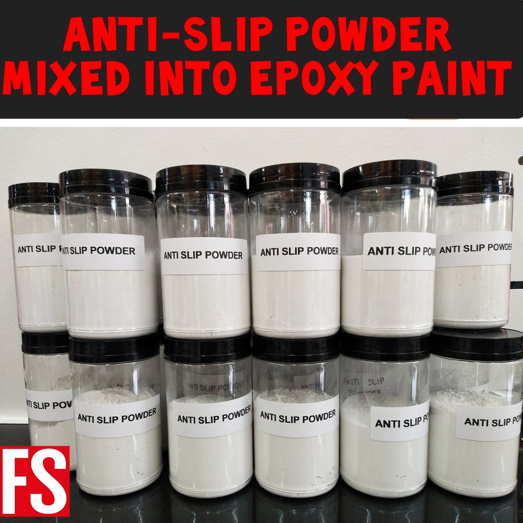 POWDER ANTI-SLIP ( 300 gram ) HEAVY DUTY NON SKID SILICA FOR MIX 1L ...