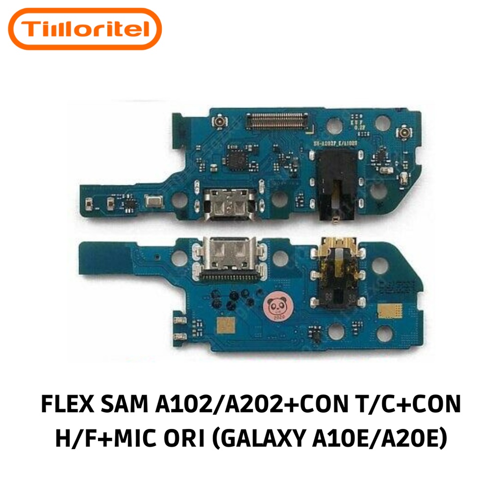 Flex SAM A102/A202+CON T/C+CON H/F+MIC ORI (GALAXY A10E/A20E) | Shopee ...