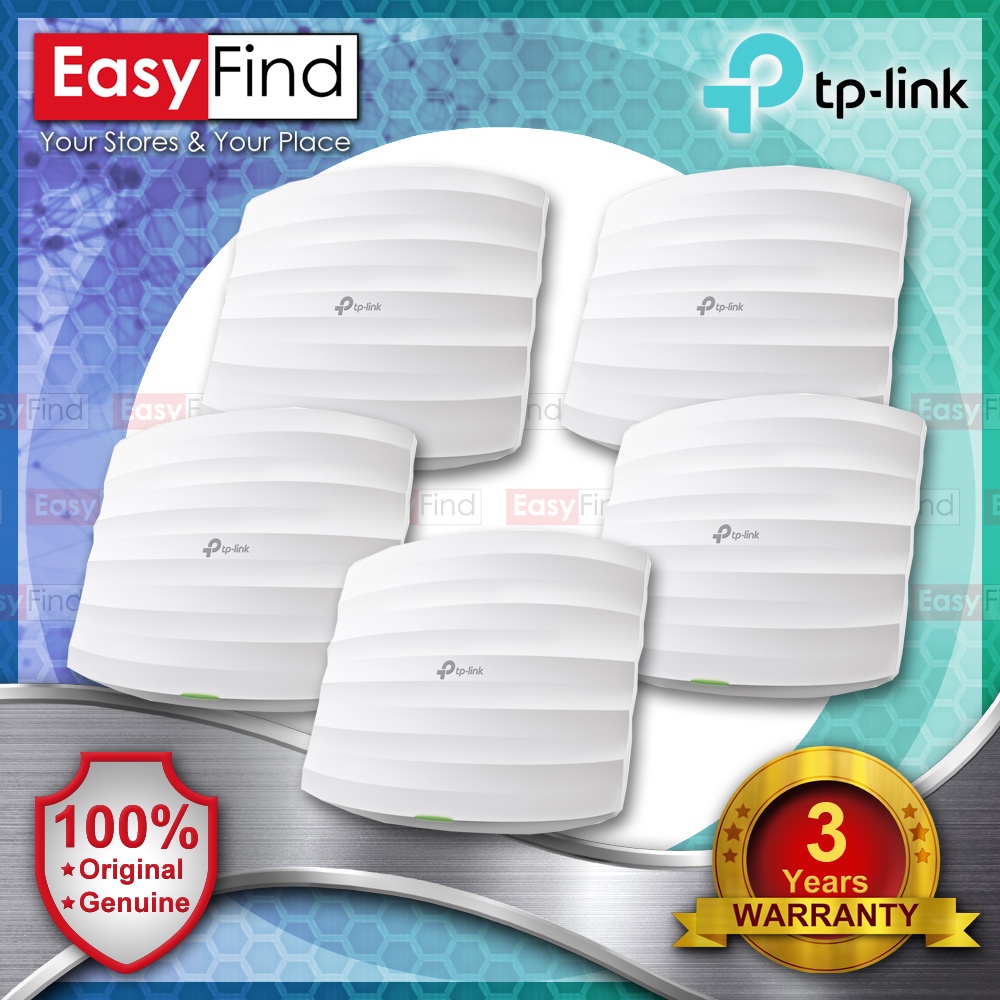 TP-Link EAP245 AC1750 5-Pack Wireless Dual Band Gigabit Ceiling Mount ...