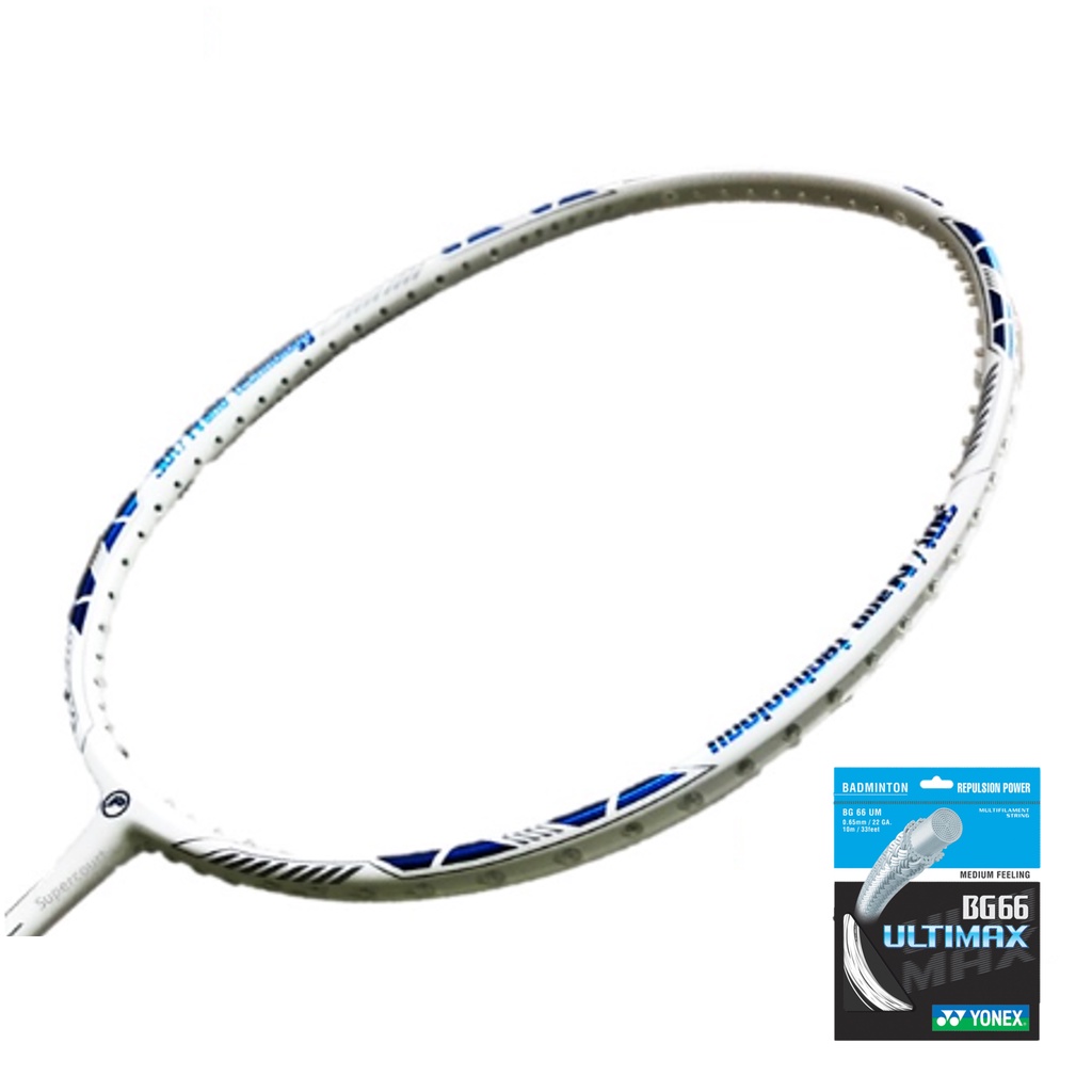 (Siap Pasang Tali 4-KNOT + Foc Grip) Protech Rayno 8 Original Badminton ...