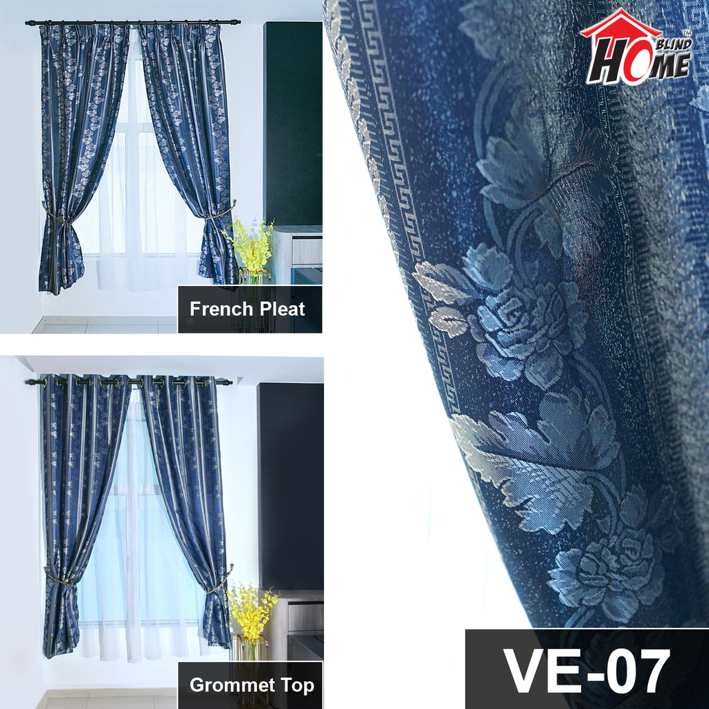 [HOME BLIND] Langsir VIENNA /Langsir Corak /Curtains Hook or Ring ...