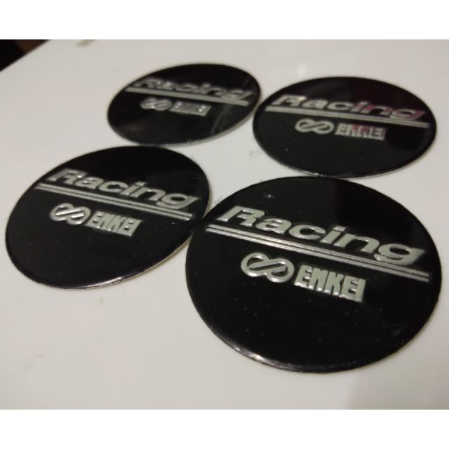 🔥4pcsx45mm Enkei Racing Wheel Center Rim Cap Car Emblem Sticker🔥 ...