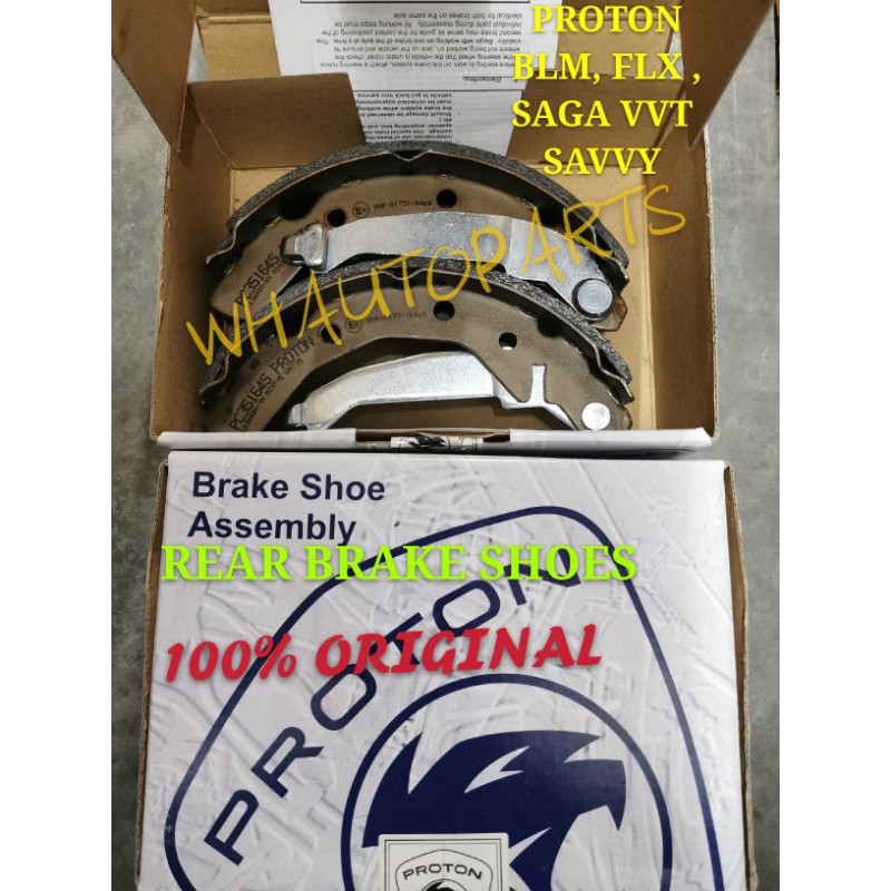 BRAKE SHOES (GENUINE/100% ORIGINAL) (REAR) PROTON BLM FLX SAGA VVT ...