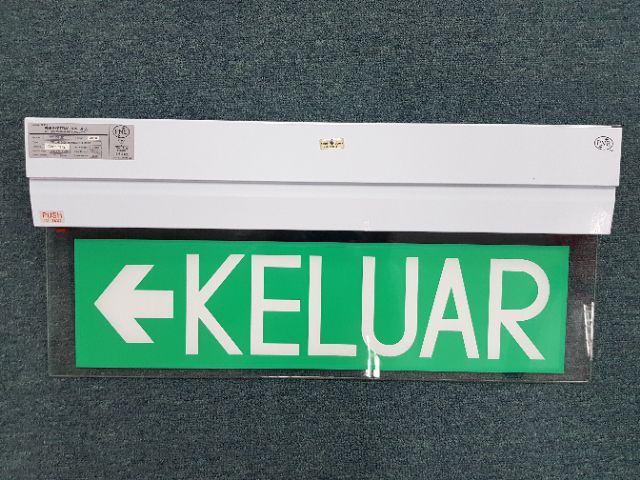 PNE PEX-138-LED LED SLIMLINE EMERGENCY KELUAR SIGN | Shopee Malaysia