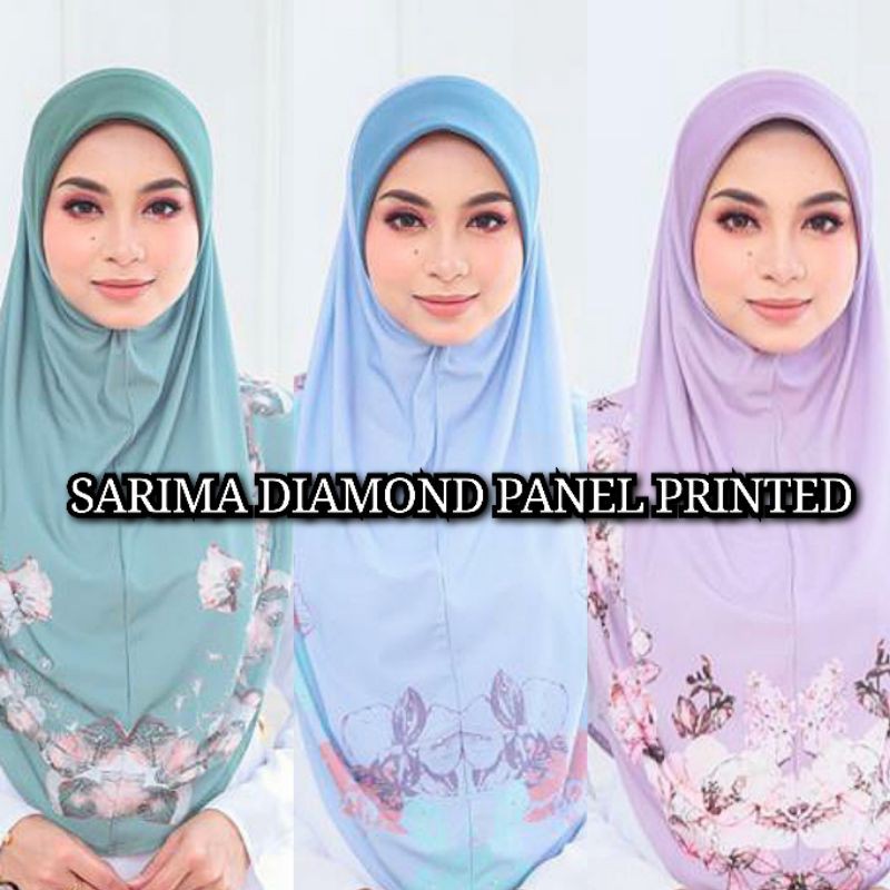SARIMA DIAMOND PANEL PRINTED (BORONG SAHAJA) | Shopee Malaysia