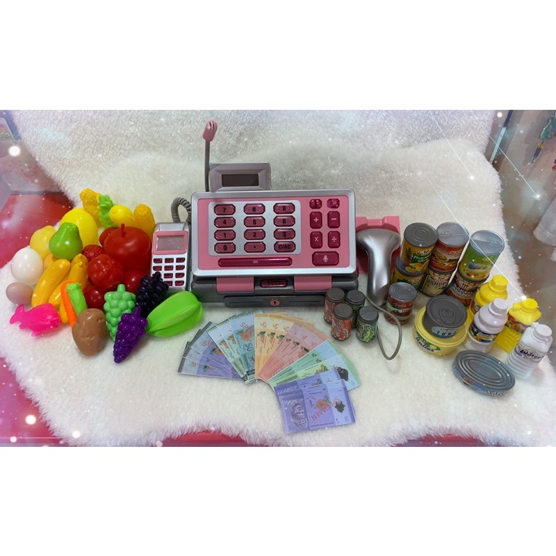 Just Like Home Talking Cash Register (Pink) | Shopee Malaysia