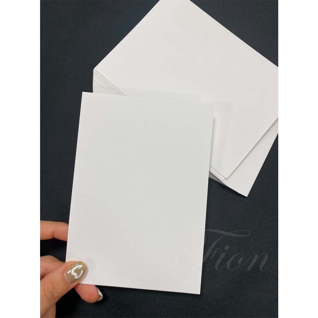 Fion A6/Postcard-White High-Quality Ivory Card 210lbs/220lbs-B6/Drawing ...
