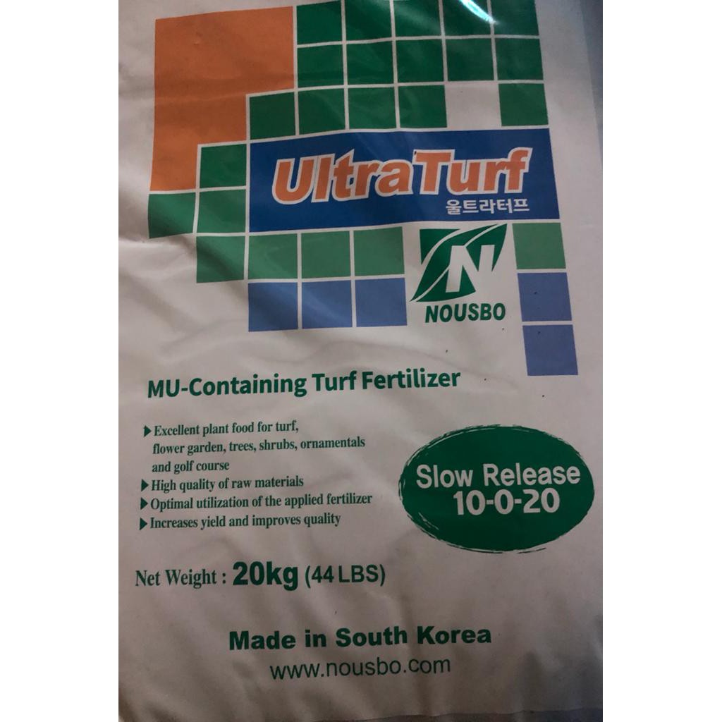 Baja Rumput Ultra Turf 10-0-20 (MU Contained Turf Fertilizer) | Shopee ...