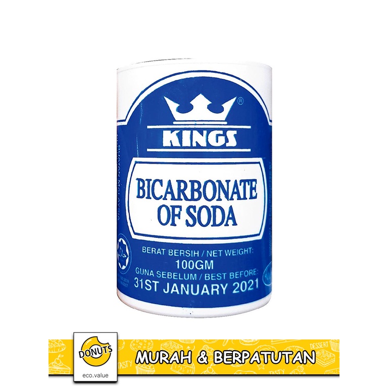 KING BAKING POWDER AND KINGS BICARBONATE OF SODA 100G | Shopee Malaysia