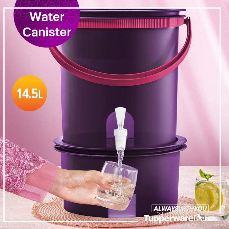 Water Dispenser 14.5L with base canister Tupperware | Shopee Malaysia