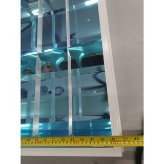 2X4 LED Top Mirror Reflector fitting C/W LED Tube X 2 / Ceiling Down ...