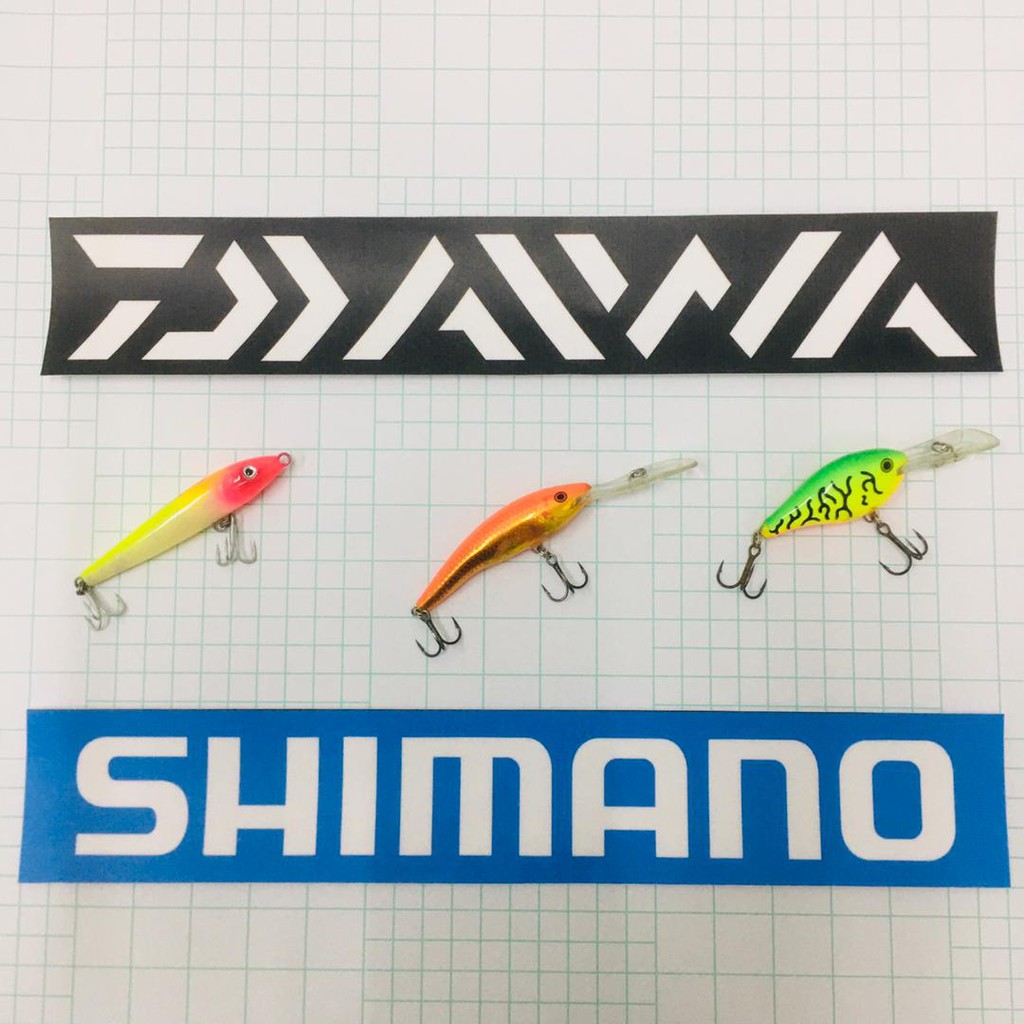 STICKER DAIWA SHIMANO FOR HILUX - PVC material + laminate sticker ...