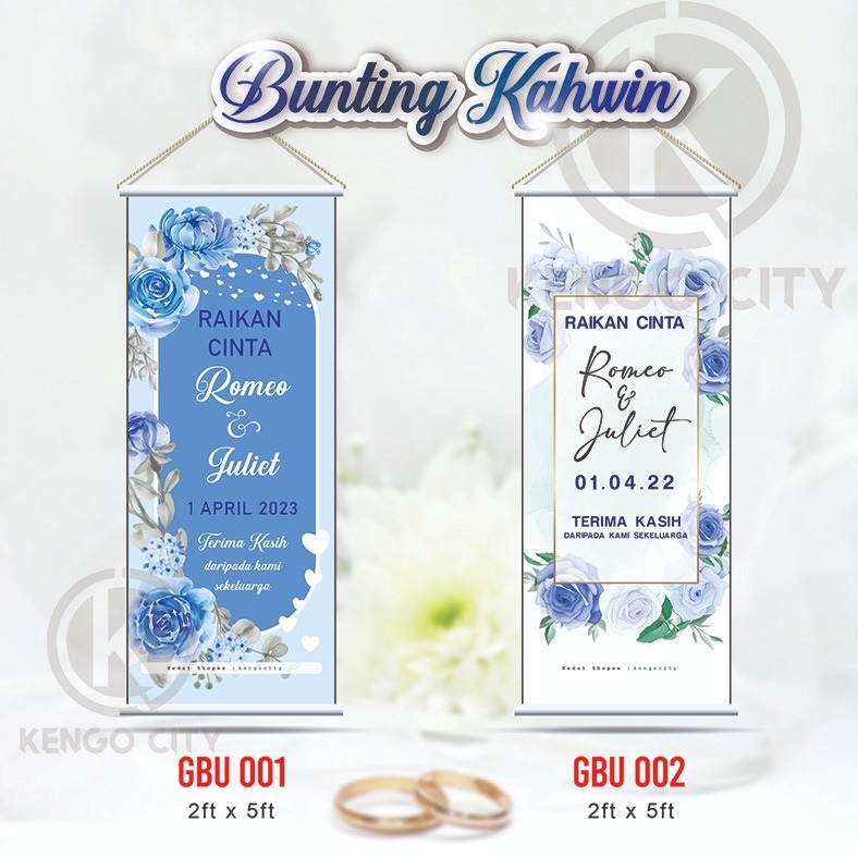 Bunting kahwin/Bunting Wedding/Murah/Printing Banner | Shopee Malaysia