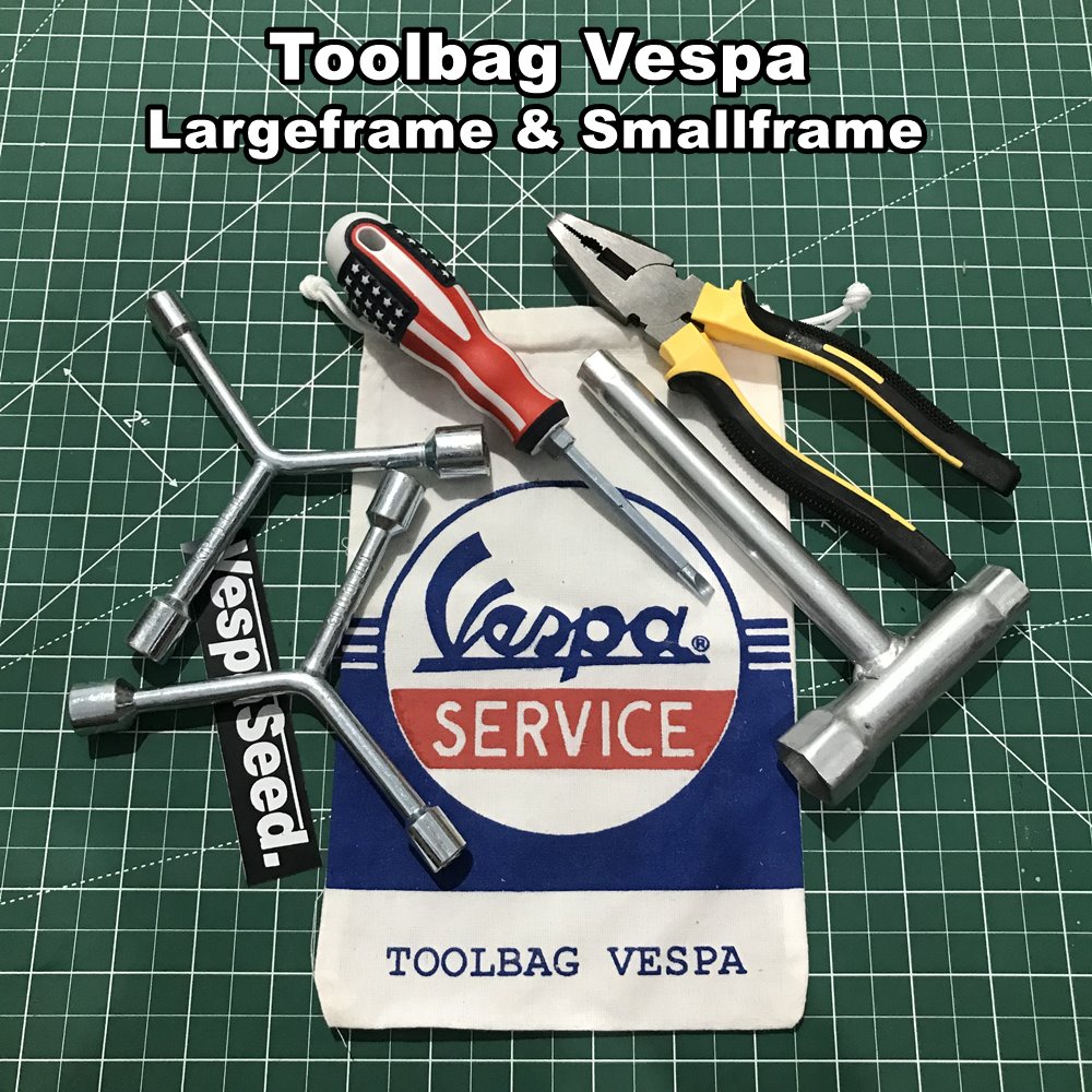 Vespa Tool Bag Vespa PX Super Sprint Excel Spark Plug Key Holder Wallet ...