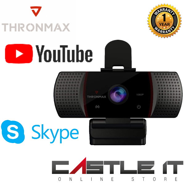 Thronmax STREAM G0 X1 PRO Full HD 1080p Webcam (STREAM GO PRO) (WC07BK ...